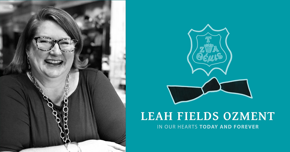 Zeta Tau Alpha Fraternity | Remembering Leah Fields Ozment